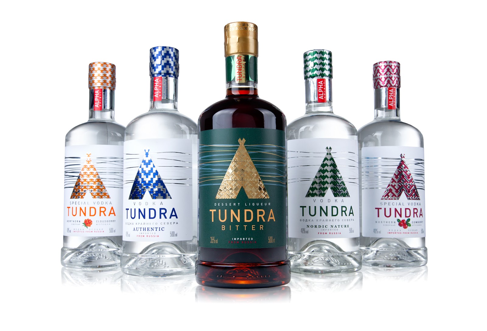 TUNDRA Vodkas and Bitter – Packaging Of The World