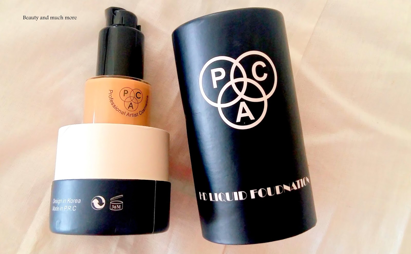 PAC HD LIQUID FOUNDATION REVIEW AND SWATCH.