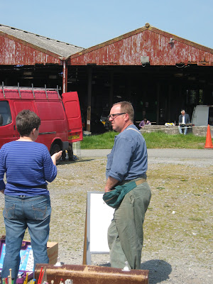 ANGLESEY ALLSORTS: Hubby P At Work.... Valley Car Boot Sale