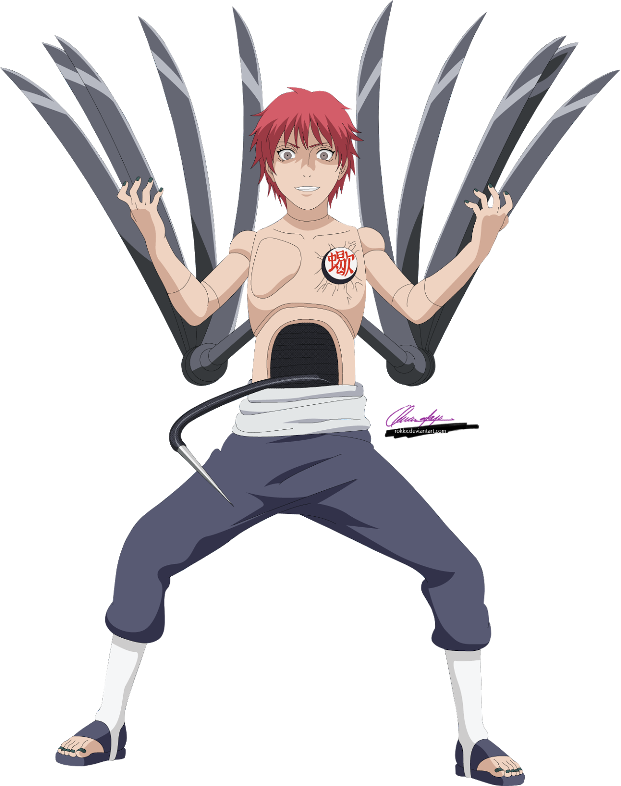 Animé imágenes by Akatsuki Karasu: 34 renders de Deidara (20), Sasori ...