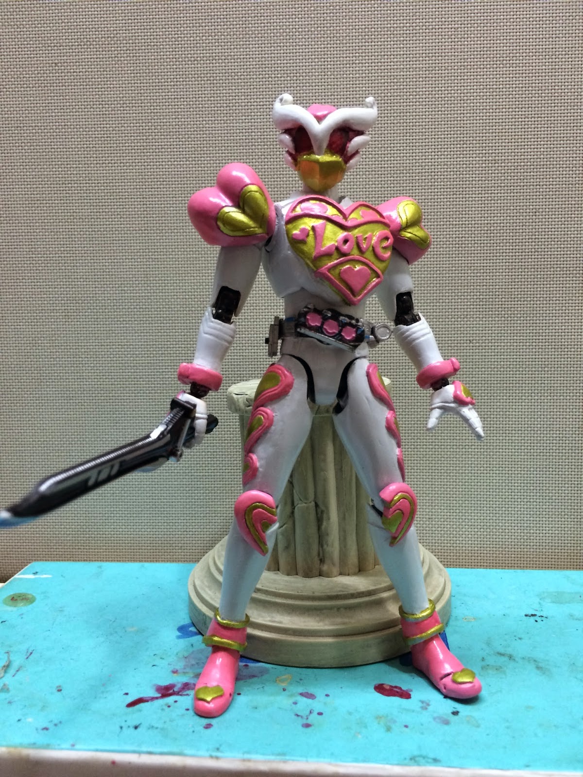 Kamen Rider World: Custom SHF Kamen Rider OOO Love Form painted version ...