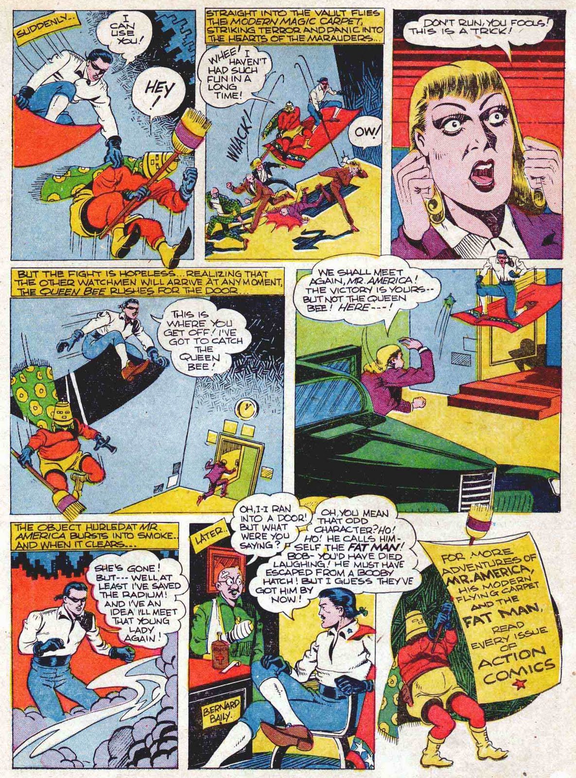 Inside Jeff Overturf's Head: Action Comics - Tex Thompson/Mr. America ...