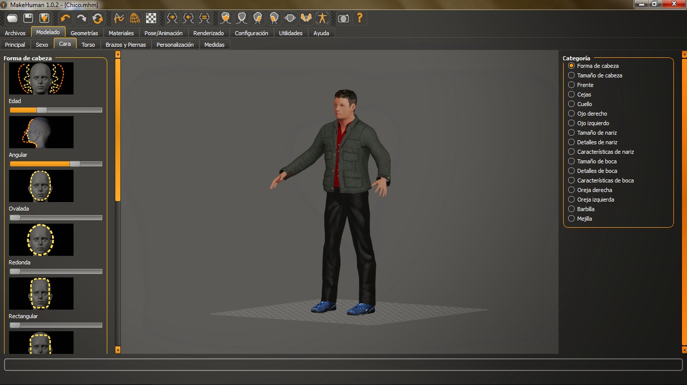Lapiz y Bits: MakeHuman - Crear seres humanos en 3D