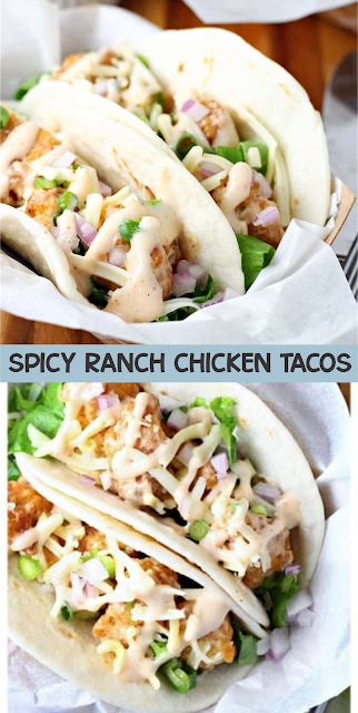 SPICY RANCH CHICKEN TACOS | EAT