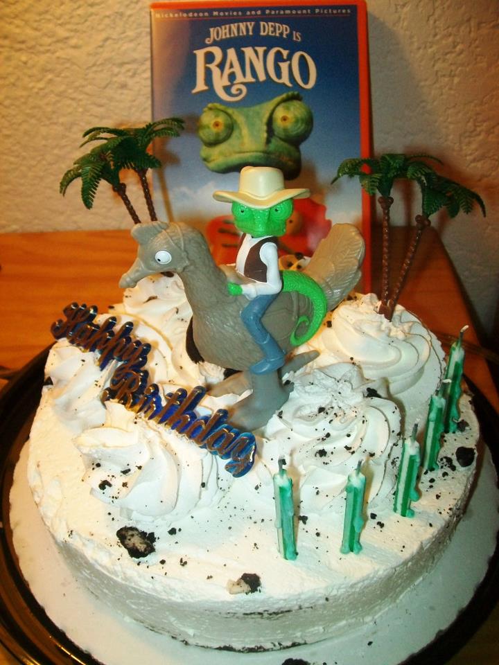 pastel: Troy's Rango 10th Birthday Cake