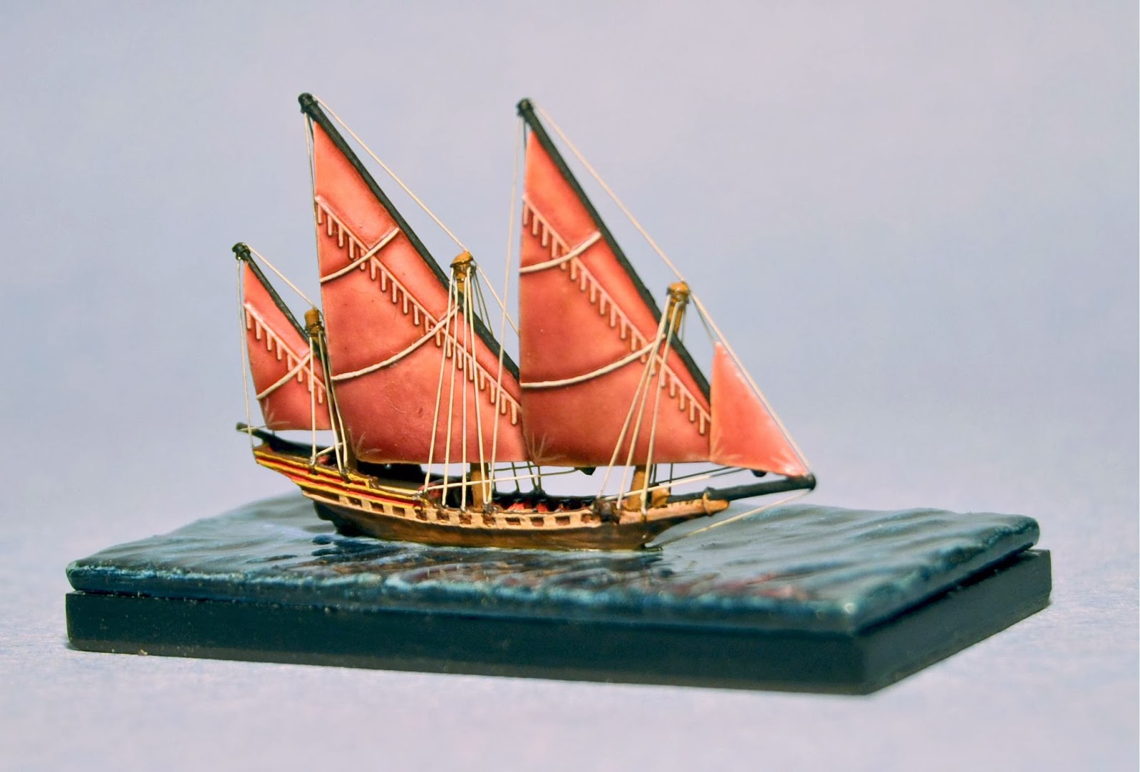 J White's Gallery: 22 Gun Xebec - GHQ 1:1200