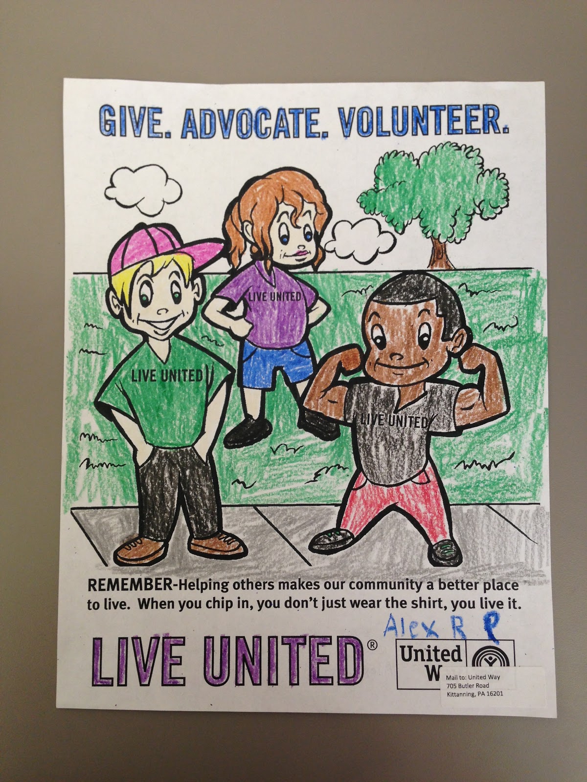 The United Way of Armstrong County: United Way Coloring Contest!