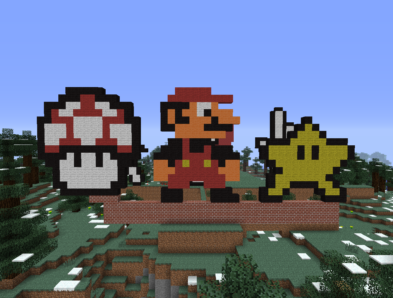 Minecraft Pixel Arts - minu tehtud // Minecraft pixel art - made by me.