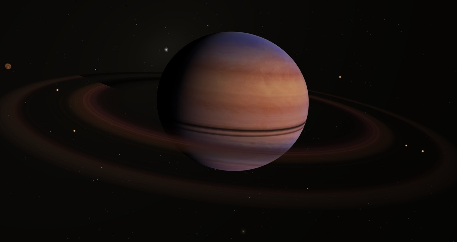 Saturn Red Dwarf Planet