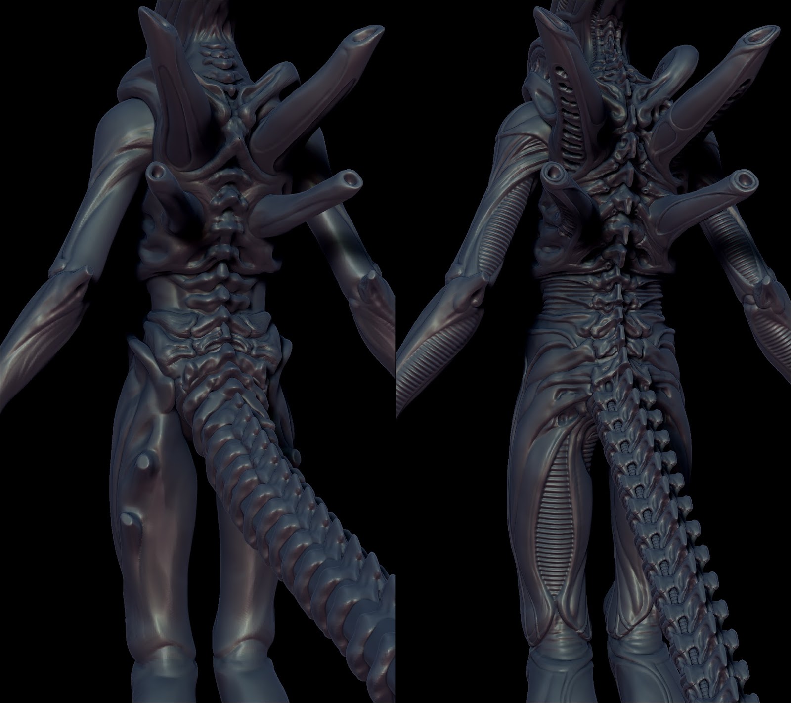 Gabriel Forbes: Necronom X - WIP 2 - Full Body Progression
