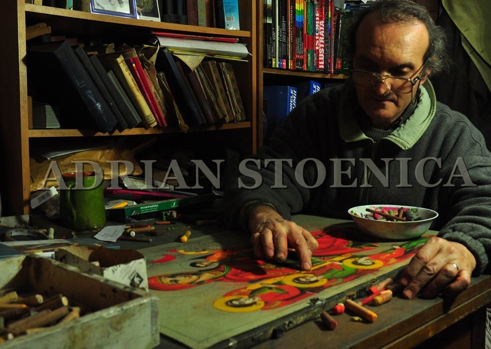 Pictor Adrian Stoenică - site vechi: Tehnică