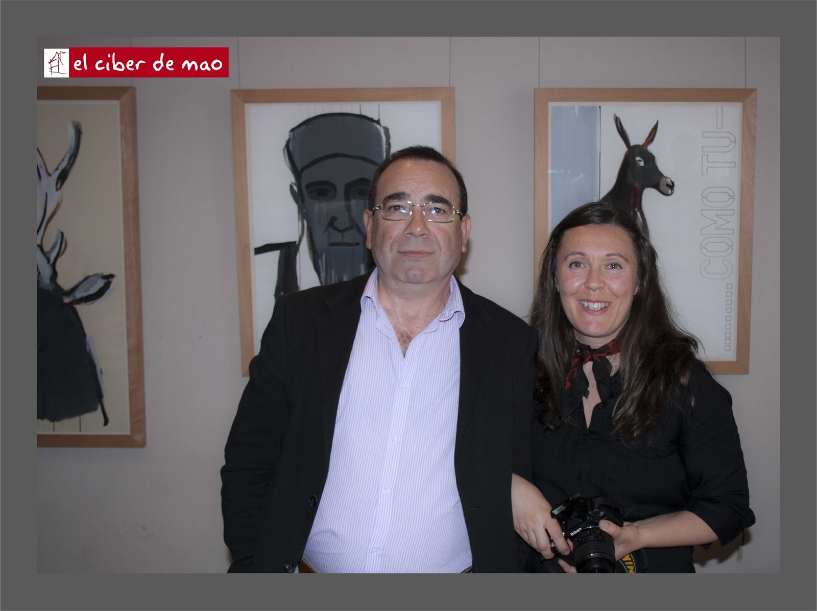 el ciber de mao: Inauguración de "...O TORTO É O REI" de Suso Basterrechea