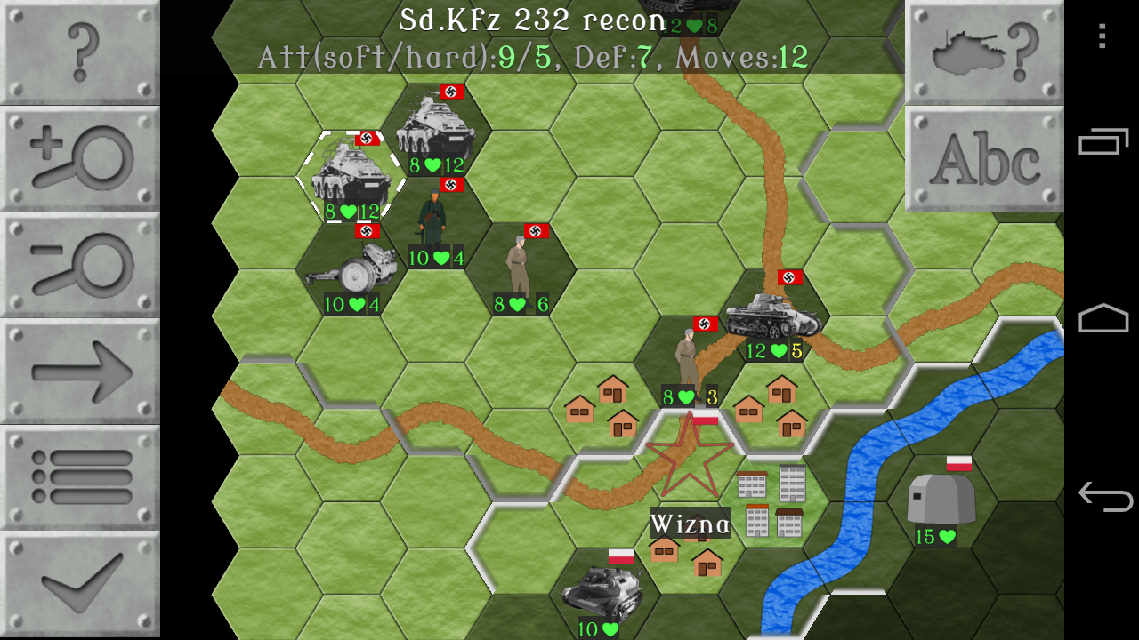 Wargames of 1939 - a World War 2 strategy game for Android