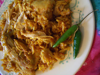 Food India Cook: Cochin Sabbath Chicken and Rice Pulao with Spiced Salt