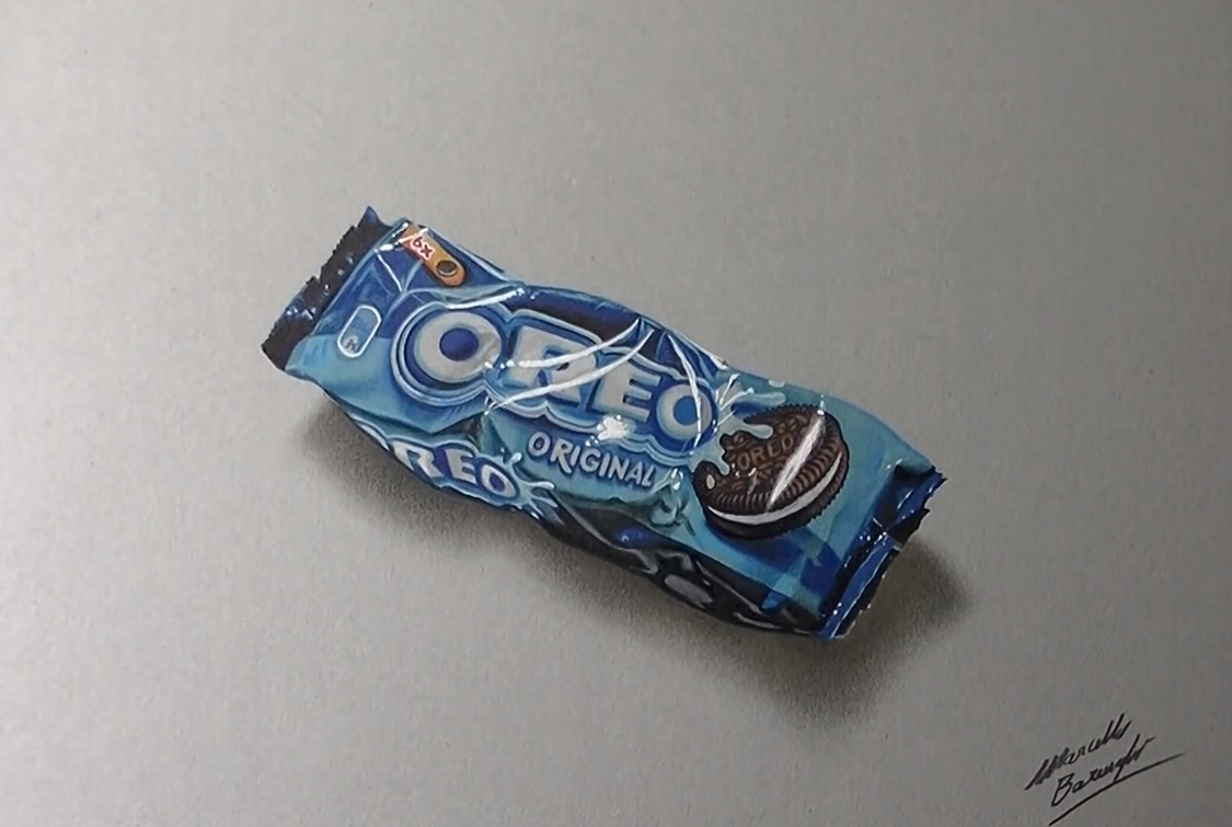 Oreo cookies snack pack drawing by Marcello Barenghi | HoW To DRaW