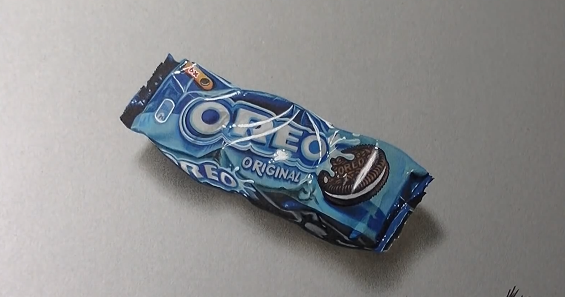Oreo cookies snack pack drawing by Marcello Barenghi | HoW To DRaW