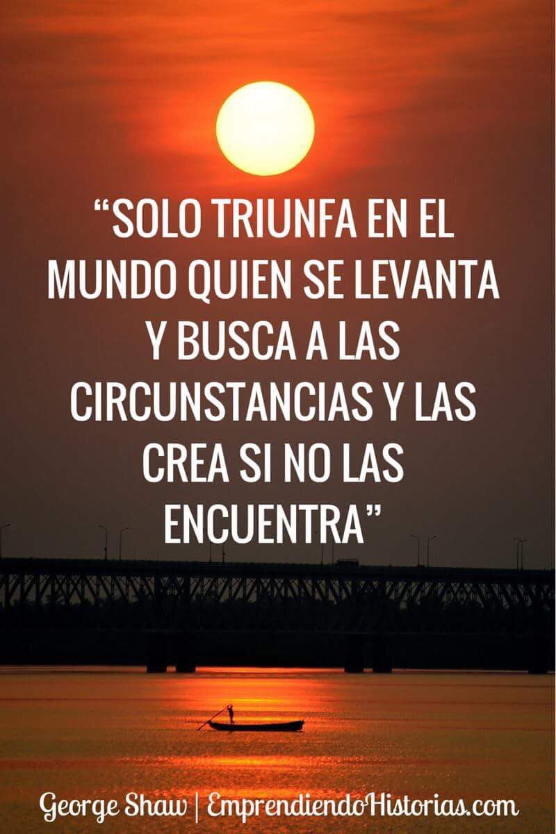 Frases: Levantarse para triunfar.