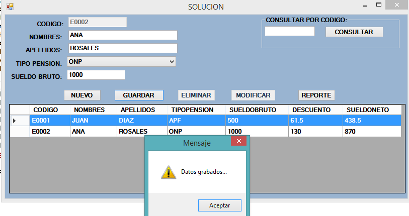 Programando Con Visual Basicnet 2019 Examen De Visual Basicnet 2013 2015 Datatable