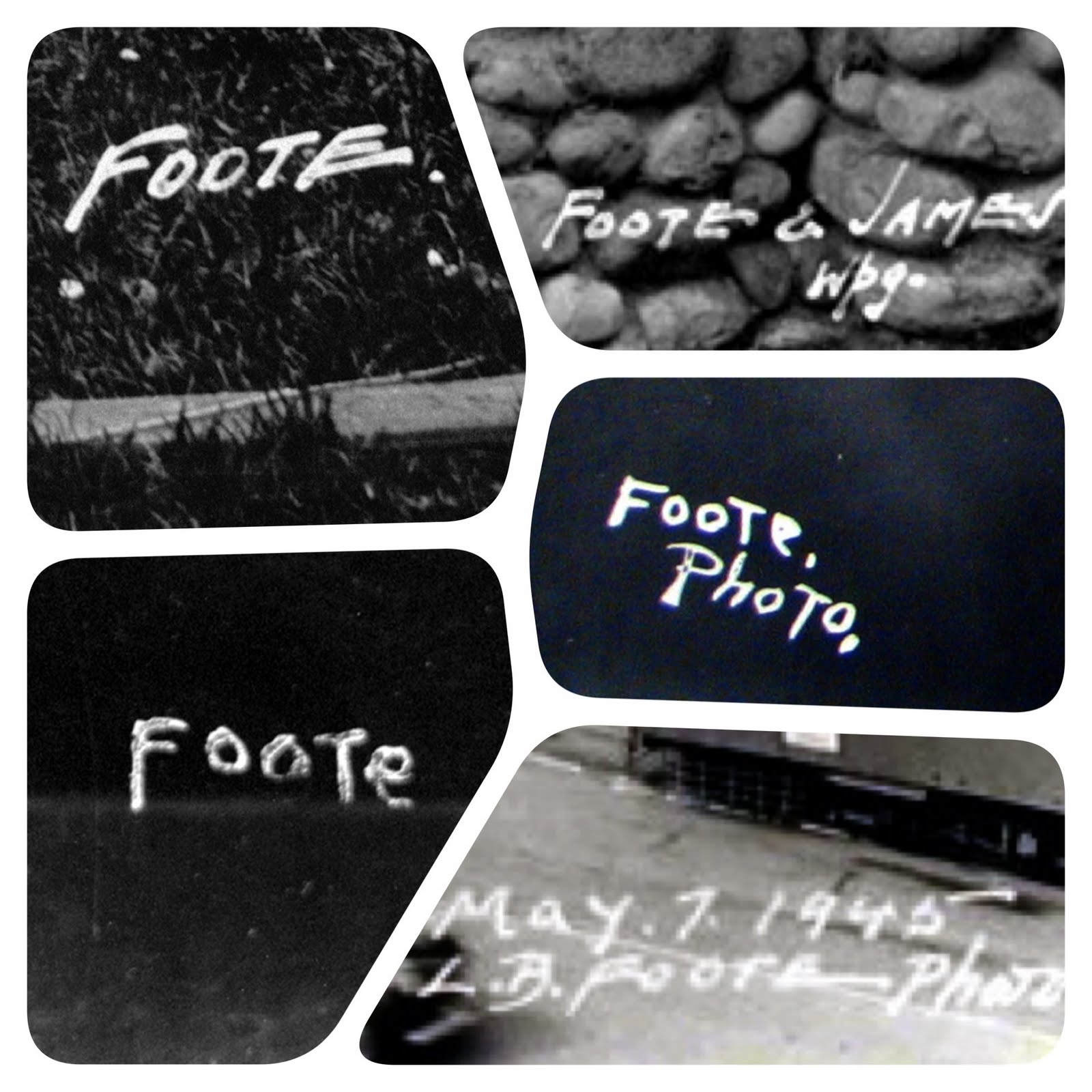 Lost Foote Photos: Foote notes #1