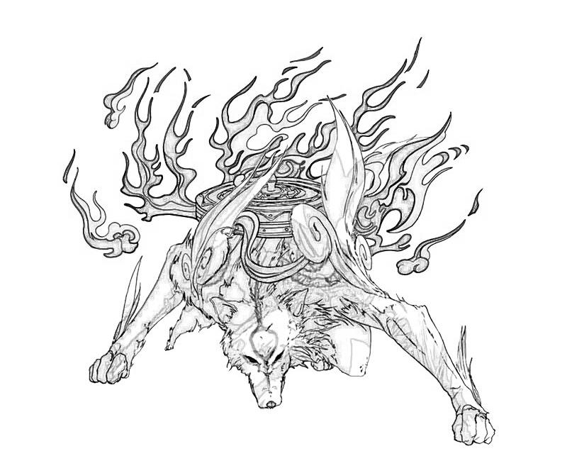 Okami Amaterasu Character | Mario