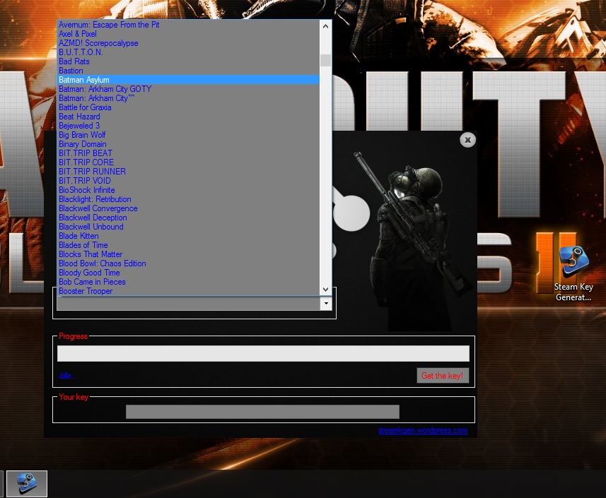 Steam Key Generator