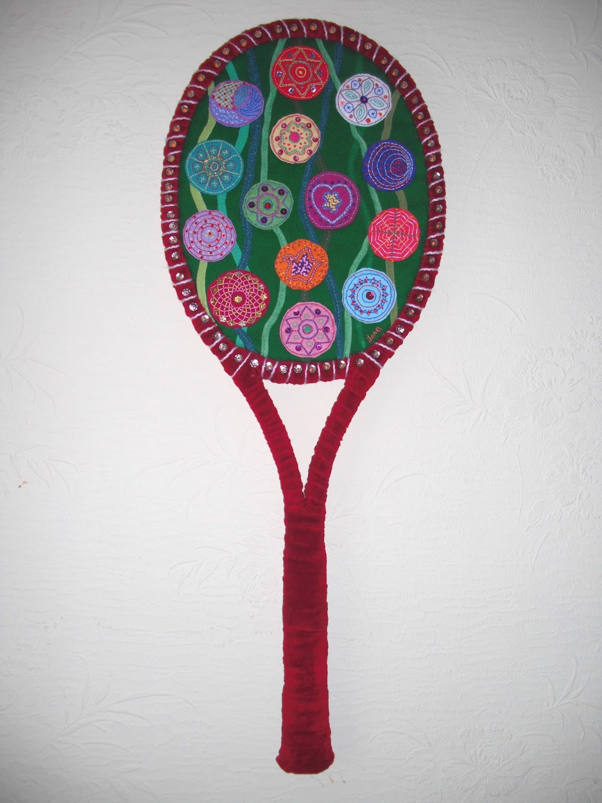 Love my life: Making art out of a tennis racquet