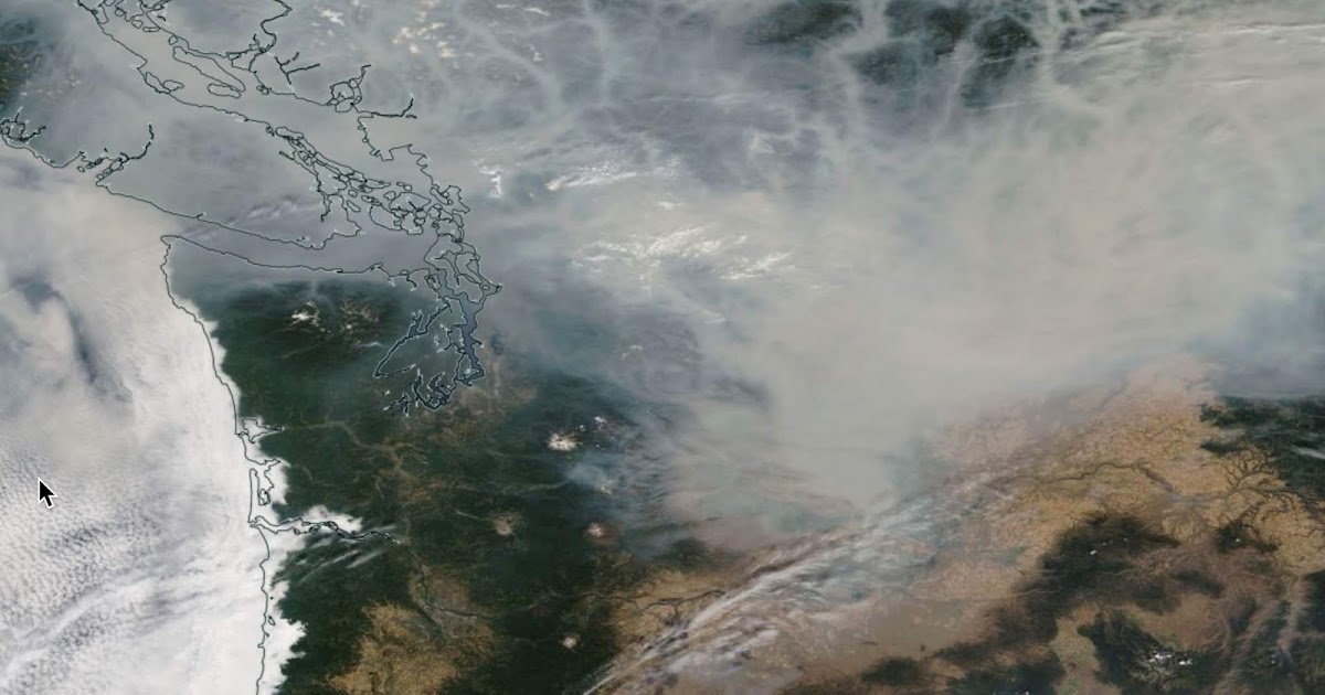 Cliff Mass Weather Blog: Smoke Now Pushing Into Western Washington