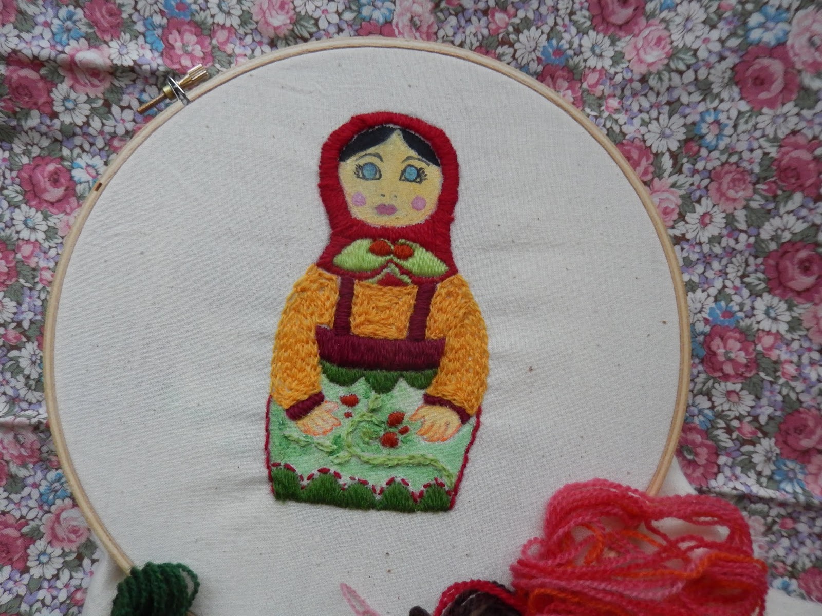 Artistic Endeavors of a Restless Soul: Learning crewel wool embroidery