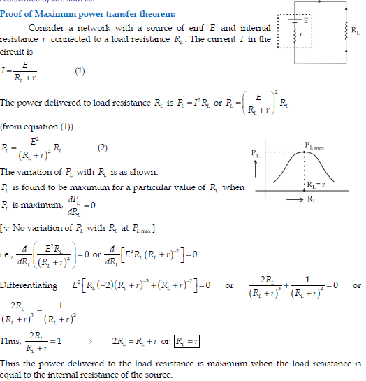 ENGINEERING NOTES.......: MAXIMUM POWER TRANSFER THEOREM