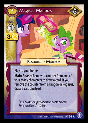 My Little Pony Magical Mailbox The Crystal Games CCG Card | MLP Merch