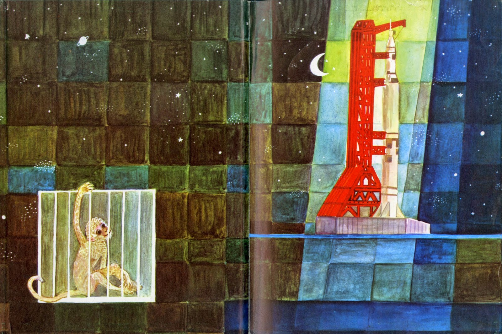 Dreams of Space - Books and Ephemera: Atom, the Little Moon Monkey (1970)