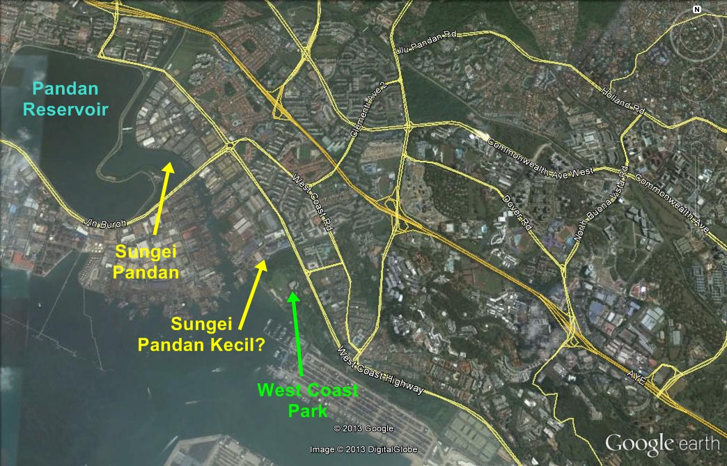 wild shores of singapore: Purple rain and Sungei Pandan Kecil