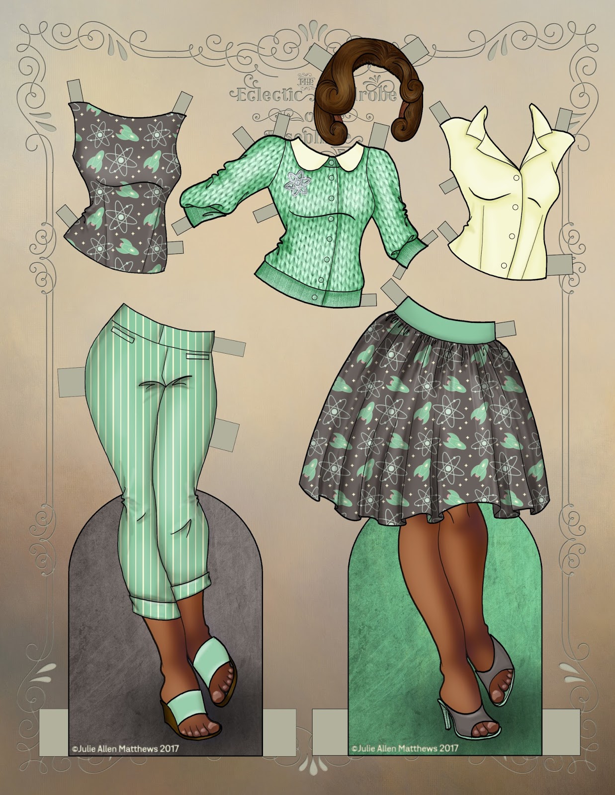 Paper Doll School The Eclectic Wardrobe Of Josephine Page 14 paper-doll-school-the-eclectic-wardrobe-of-josephine-page-14
