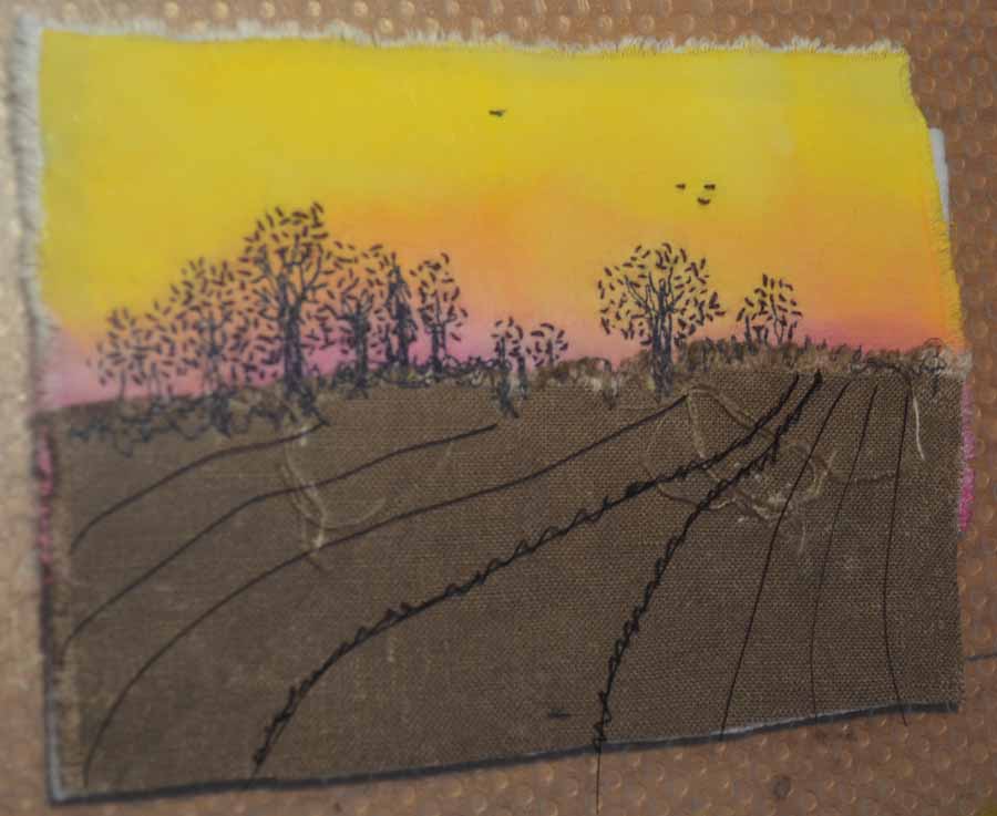 sew sew art: Tiny landscape