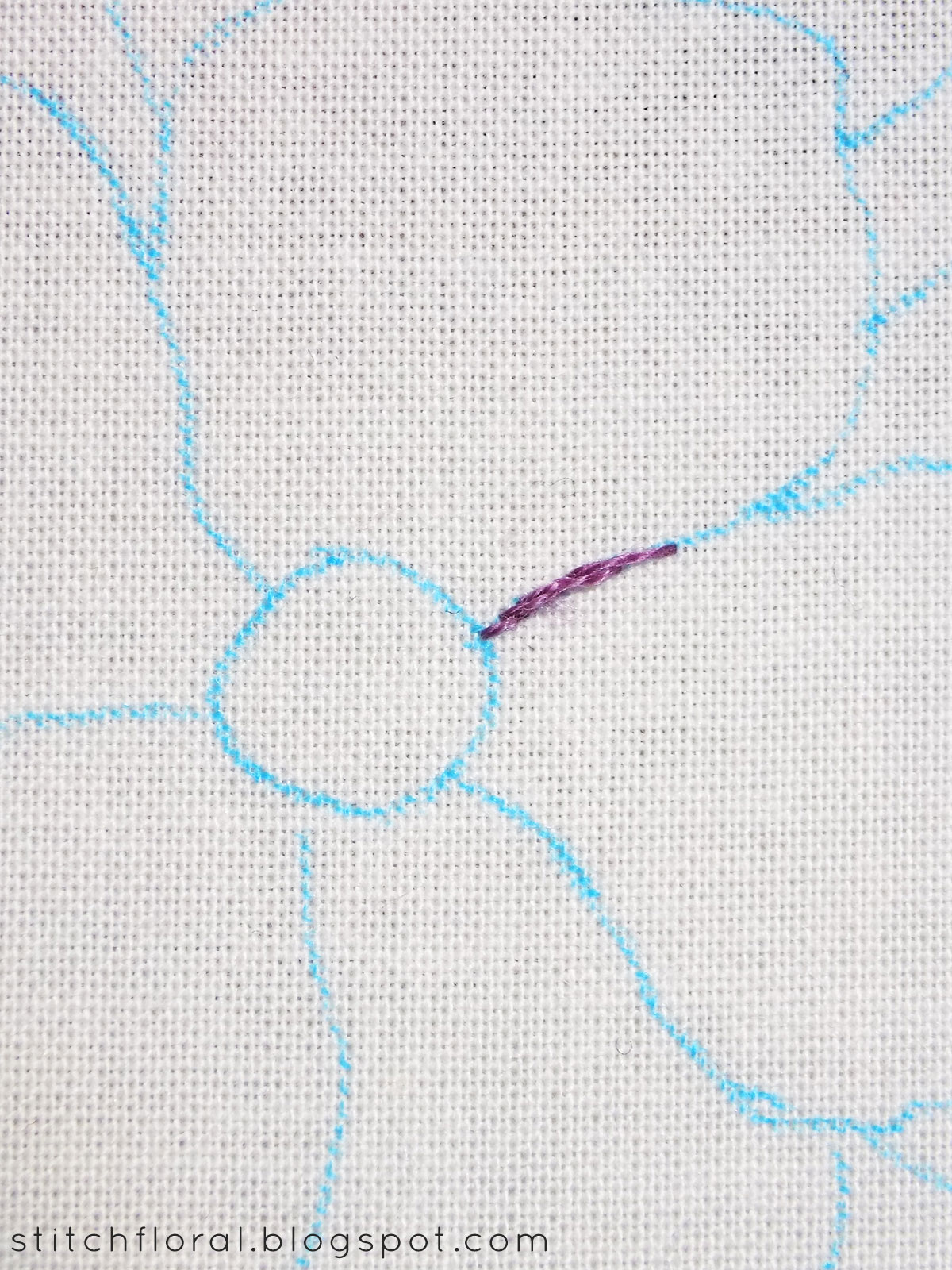5 ways to start thread in hand embroidery - Stitch Floral
