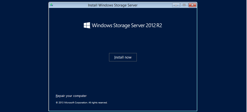 Hướng dẫn cài đặt Windows Storage Server 2012 R2 Standard và Workgroup ...