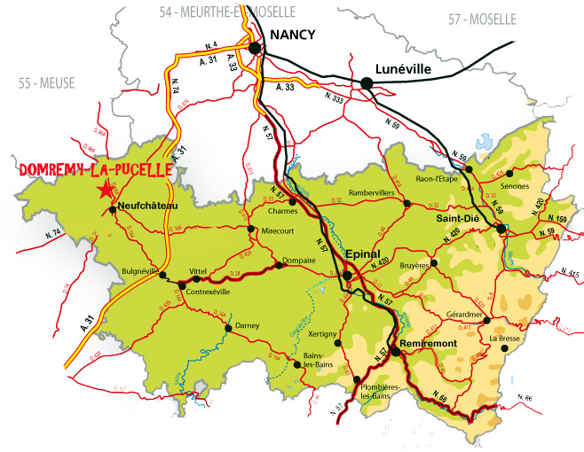 PATRIMOINE DE LORRAINE: DOMREMY-LA-PUCELLE (88) - 600e anniversaire de ...