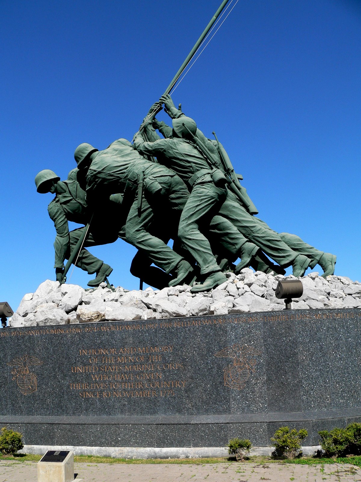 Rocky Top Ramblers: Original Iwo Jima Memorial Statue