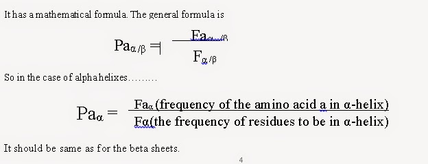 Chou-Fasman Algorithm for Protein Structure Prediction - මගේ ලෝකය | My ...