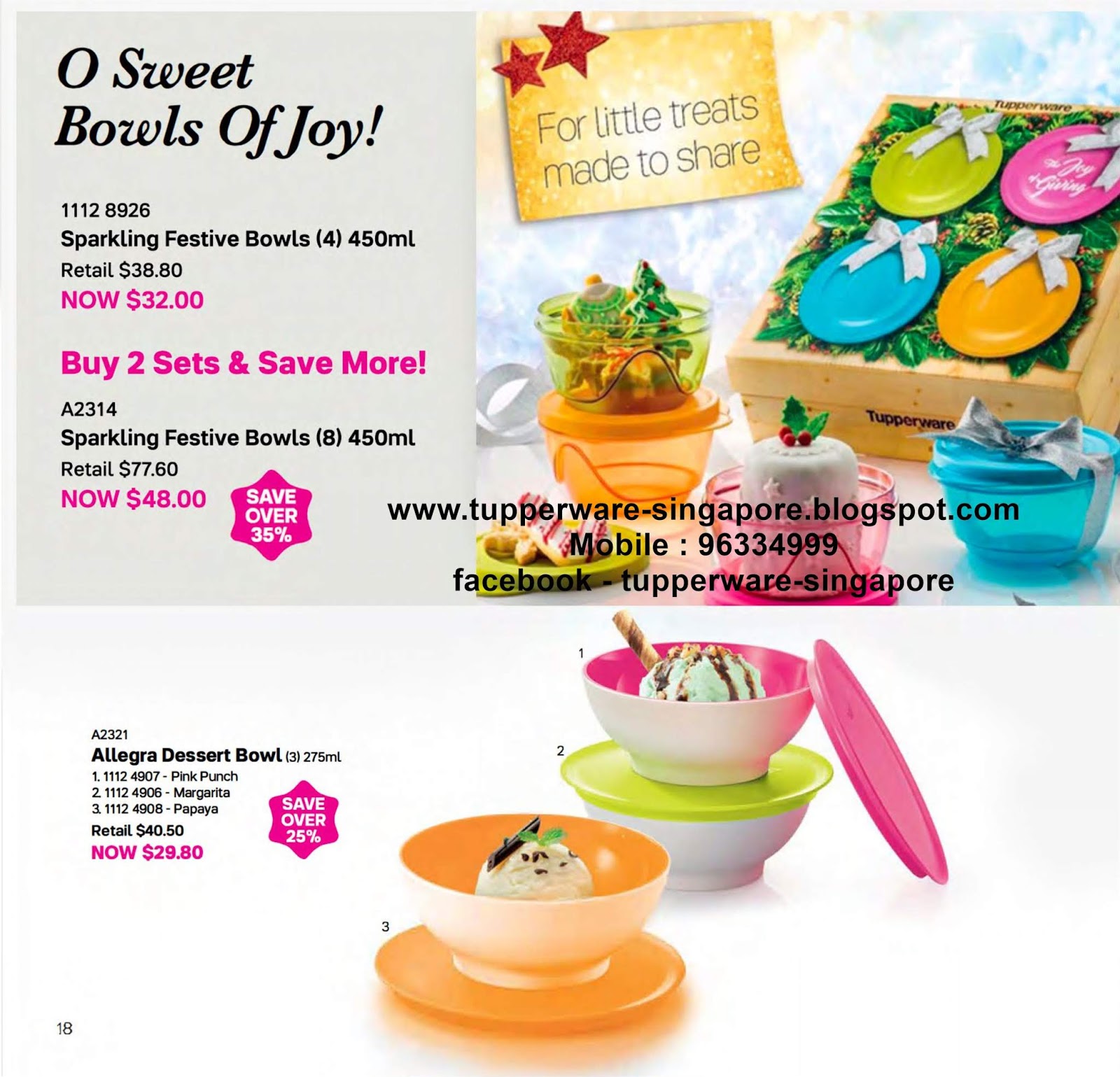 Buy Tupperware in Singapore: Christmas Catalogue