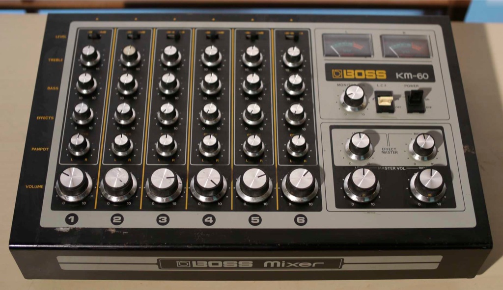 MATRIXSYNTH: BOSS KM-60 vintage mixer