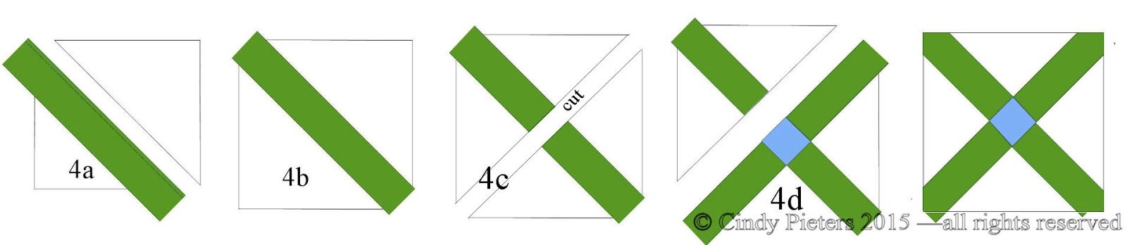 Stitchin At Home: Double Cross Block Pattern