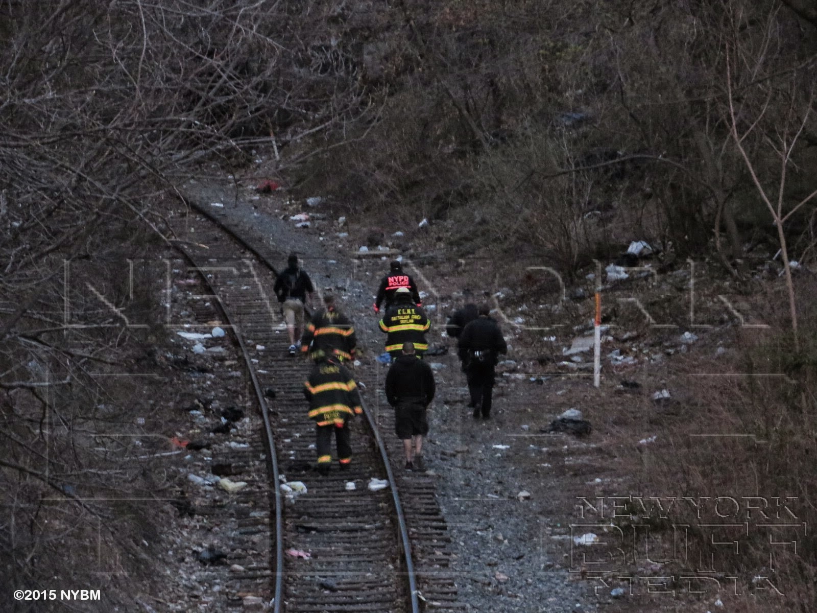 New York Buff Media: Photos: 2 people found dead on railroad tracks in ...