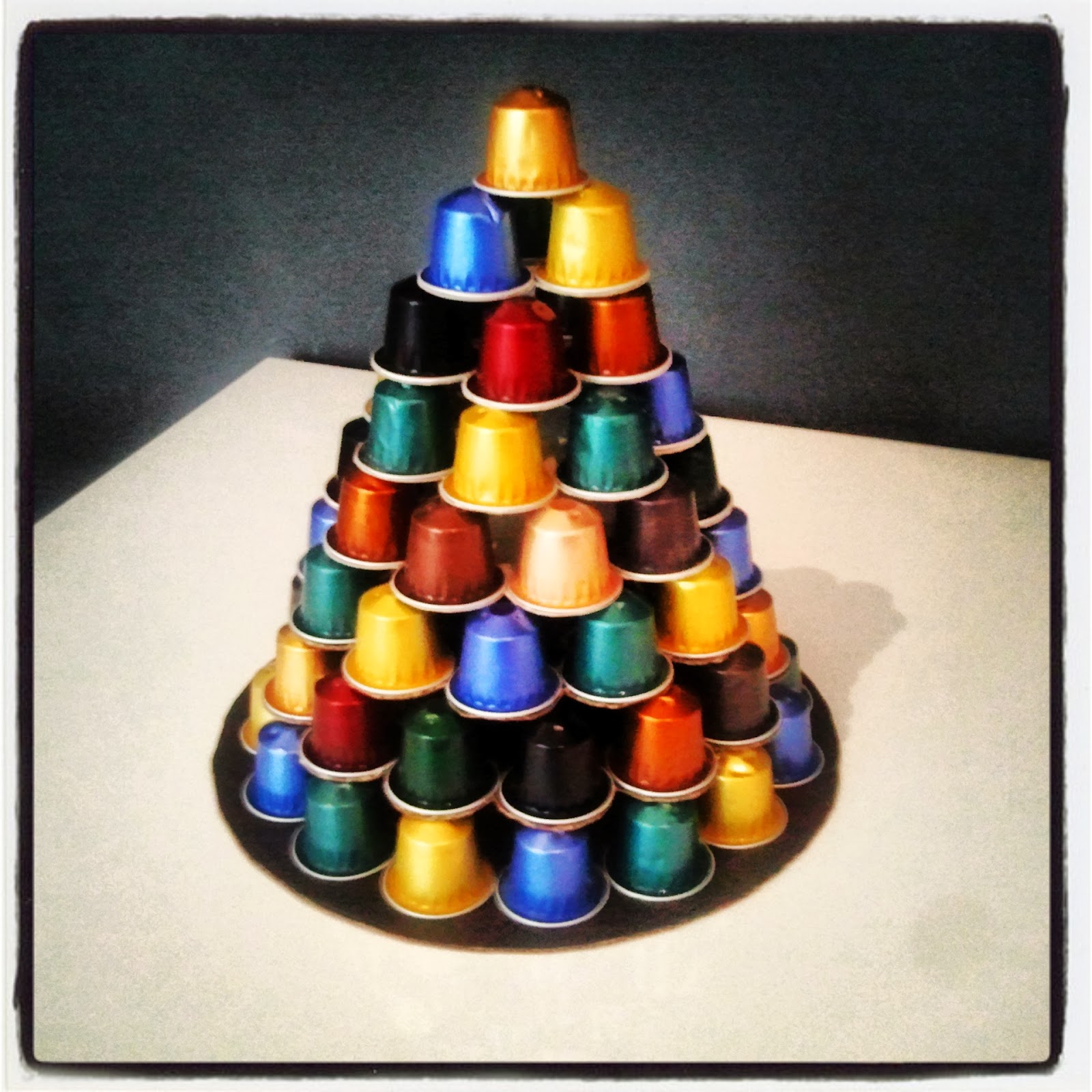 Diario de un ser mediocre: Nespresso Christmas Tree