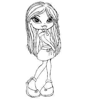 Kids Page: Bratz Kidz 301 Coloring Pages