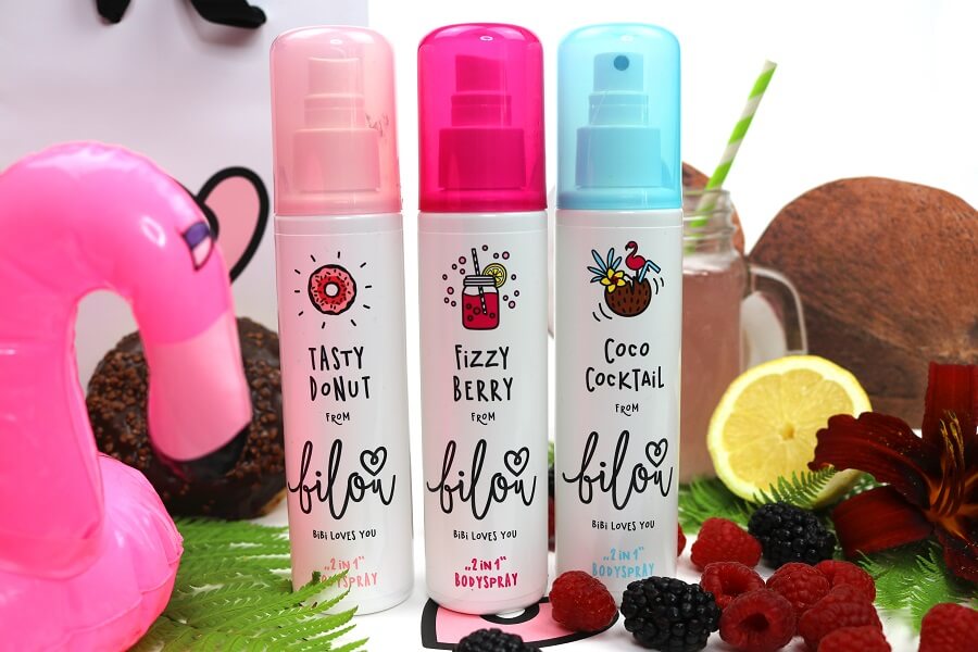 Glam & Shine - Beautyblog: Neu: Bilou Bodysprays Coco Cocktail, Fizzy ...