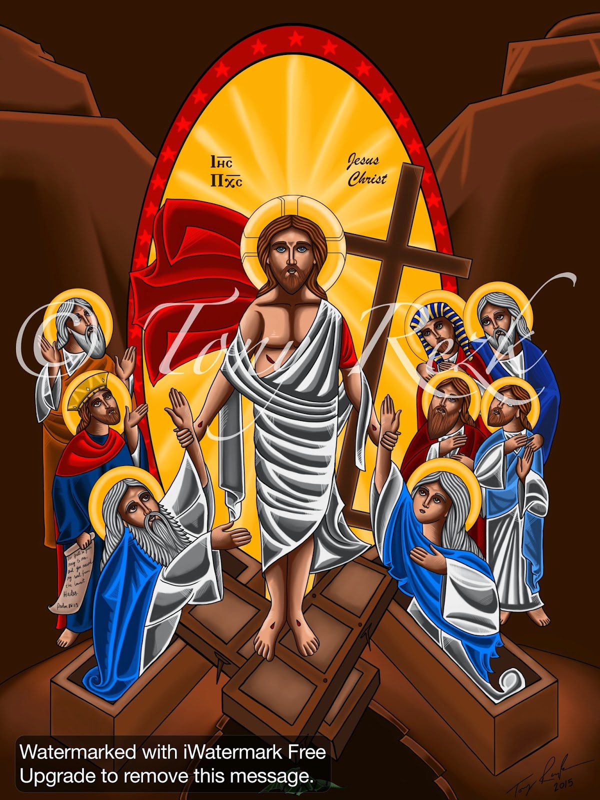 Resurrection Icon Coptic
