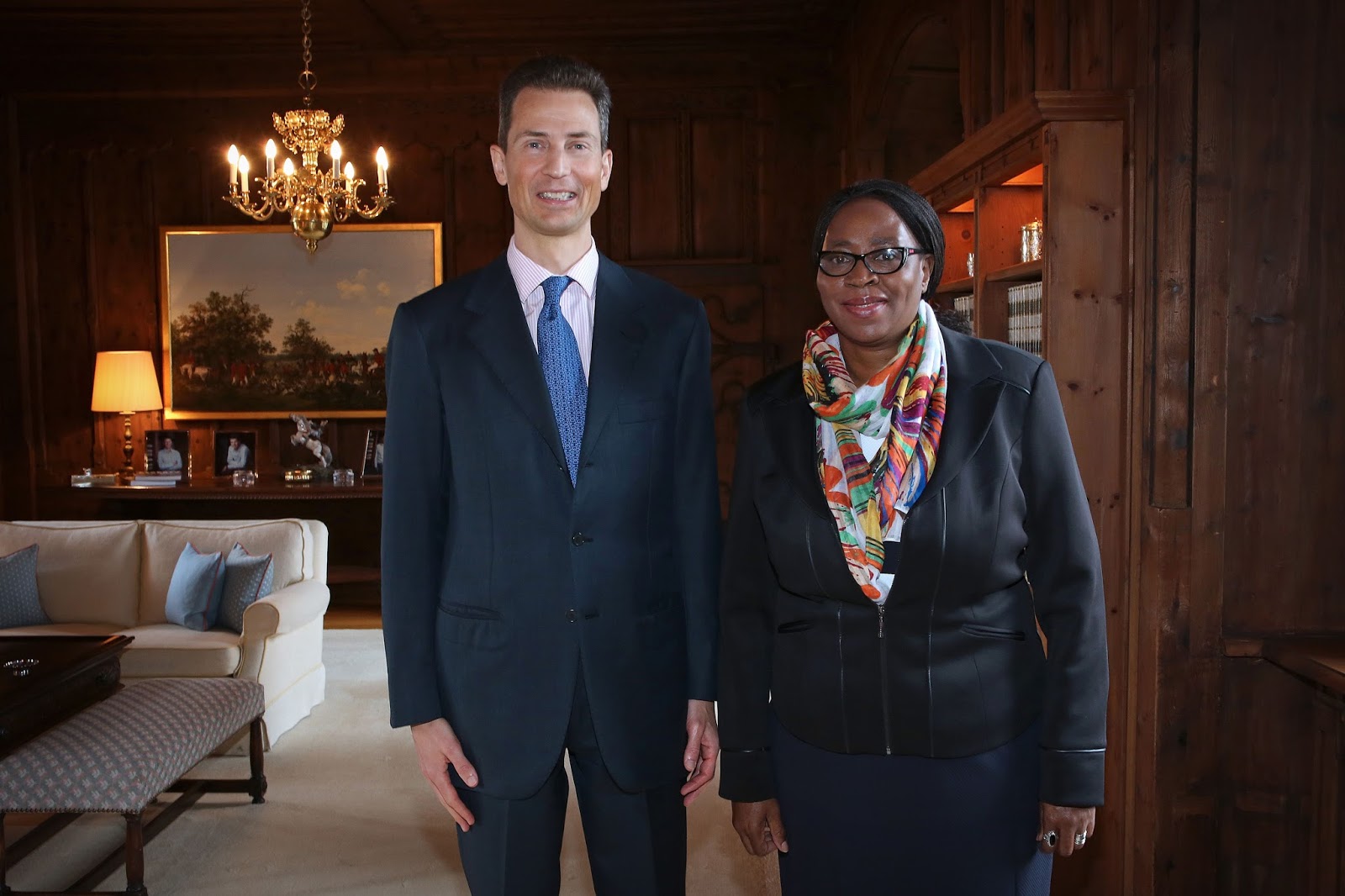 Hereditary Prince Alois Receives New Ambassadors