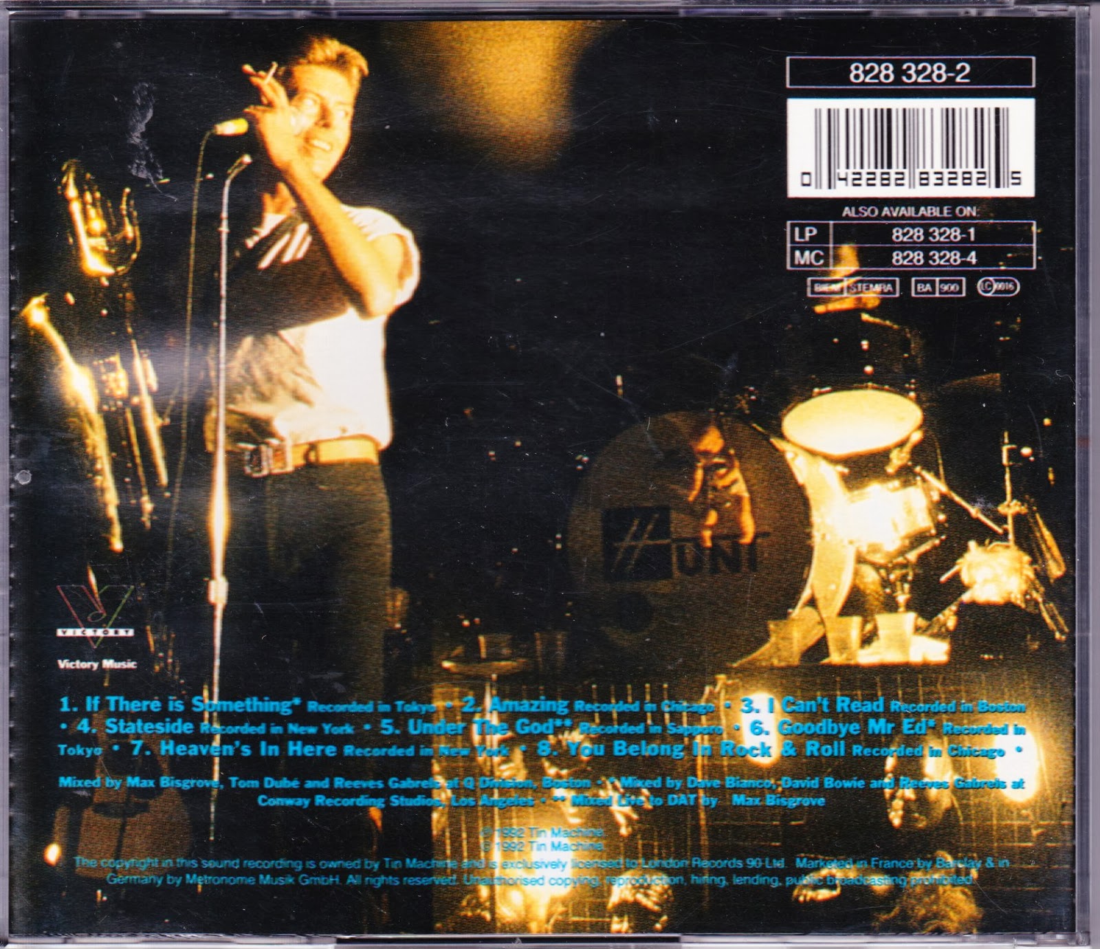 fight this sickness find a Cure: Tin Machine - live oy vey, baby