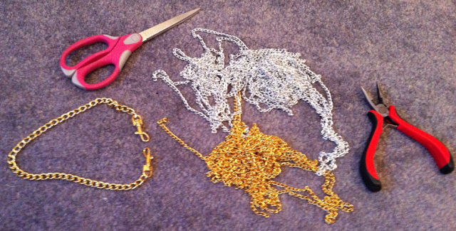 All That Glitters...: 33. DIY - Body Chain / Necklace